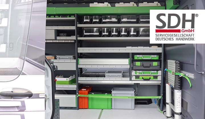 Fahrzeugeinrichtung für Handwerker | RECA NORM